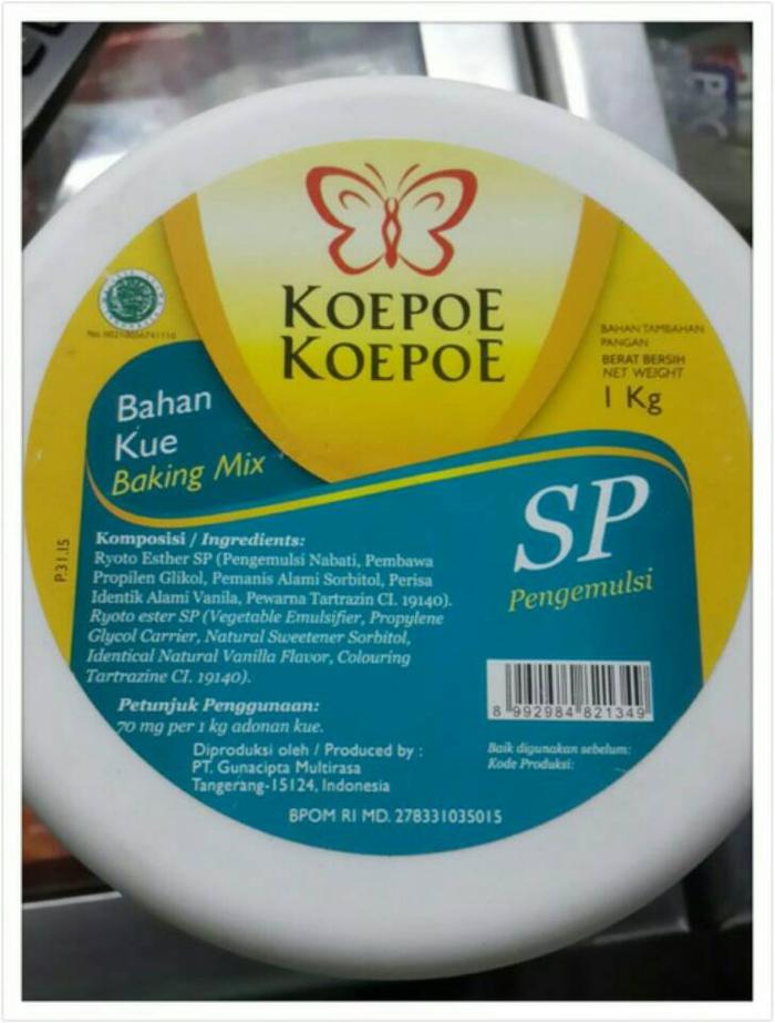 Jual Sp Pengembang Kue Cap koepoe koepoe 1kg - Kota Serang - crystal ...