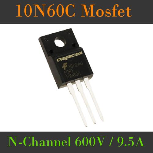 Jual Mosfet 10N60C N-Channel 600V 9.5A Power FET Drive 220V for 5V ...