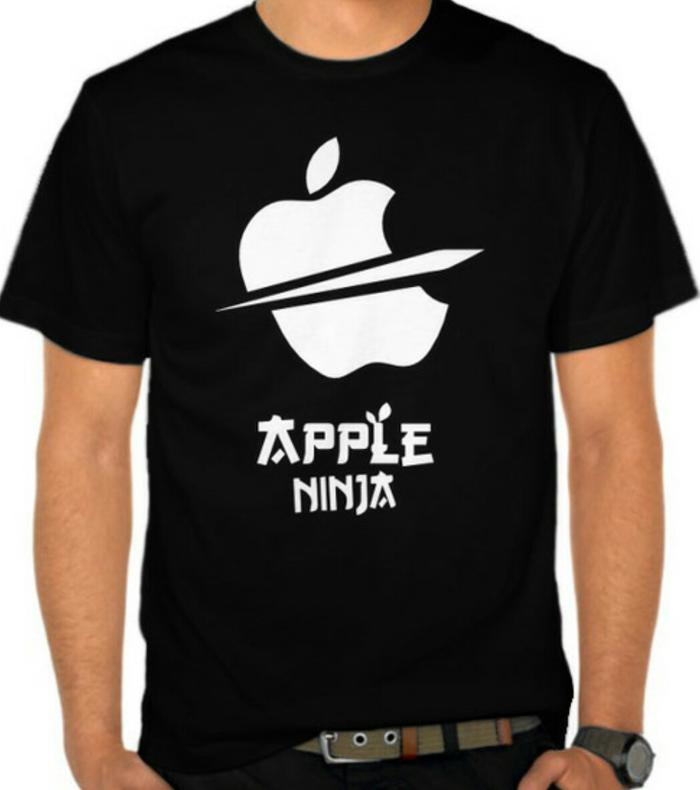 Jual KAOS BIG SIZE PLESETAN LOGO APPLE, TSHIRT/BAJU PLESETAN LOGO APPLE ...