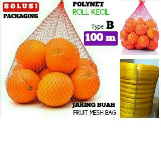 Jual JARING BUAH 100 METER /POLYNET POLINET/FRUIT MESH BAG/KERANJANG ...