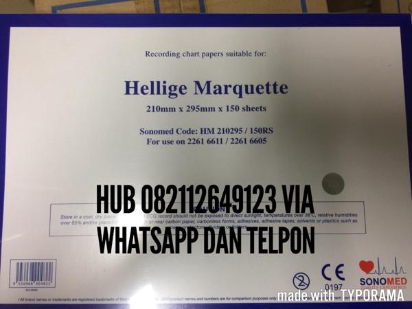 Jual kertas ekg ecg GE mac 1200 ukuran 210mm x 295mm x 150sh - Jakarta ...