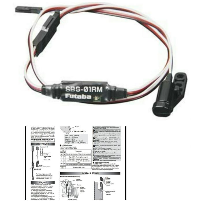 Jual futaba telemetry RPM sensor SB01RM - Jakarta Pusat - MM hobby ...