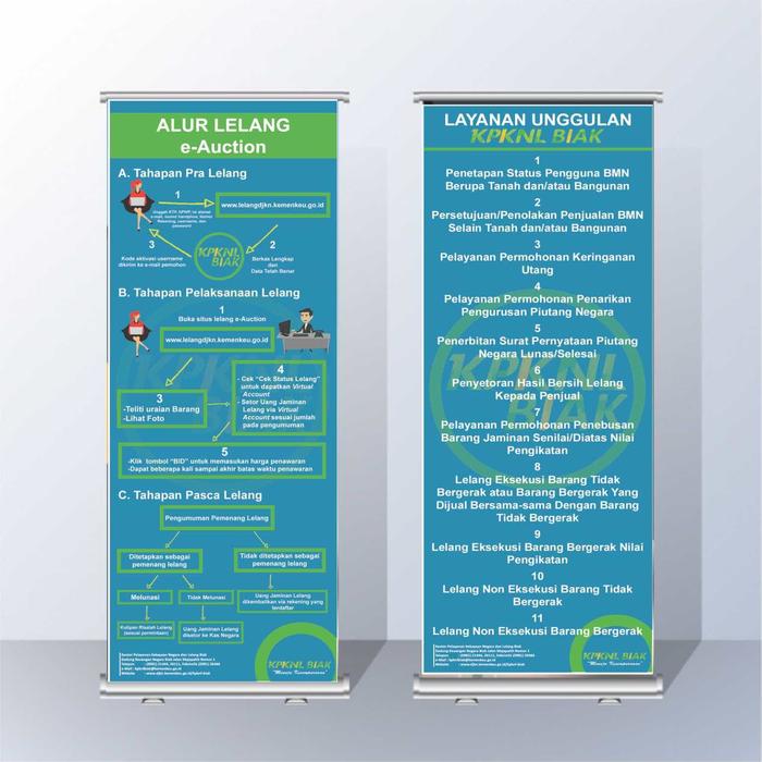 Jual CETAK ROLL UP BANNER 160x60 (bahan KOREA) High Resolution ...