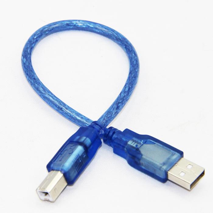 Jual Kabel data USB type A-B transparan 30cm untuk arduino Uno - Kab ...