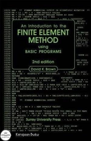 Jual Introduction to the Finite Element Method using BASIC Programs ...