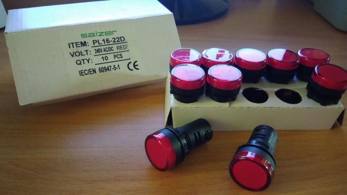 Jual Salzer Pilot Lamp : PL16 - 22D- 240 V AC/DC - Red - Jakarta Barat ...