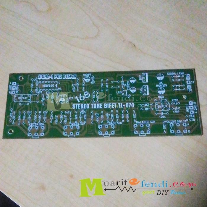 Jual PCB TONE CONTROL STEREO BIFET TL074 - Kab. Madiun - serelkom ...