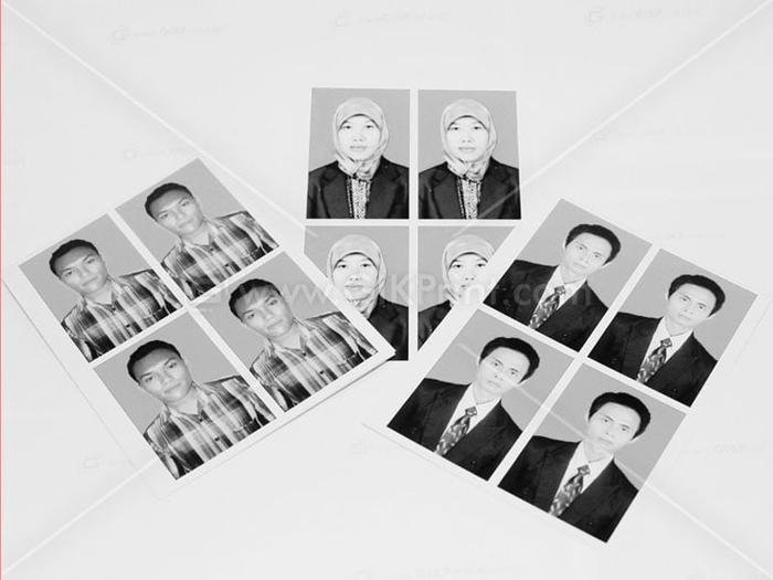 Jual Cetak Pas Foto Lab GIKC 1602 Ukuran 4x6 Hitam Putih Kertas DOFF ...
