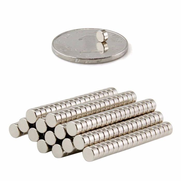 Jual 5mmx2mm Super Strong Round Disc Rare Earth Neodymium Magnet N50 ...