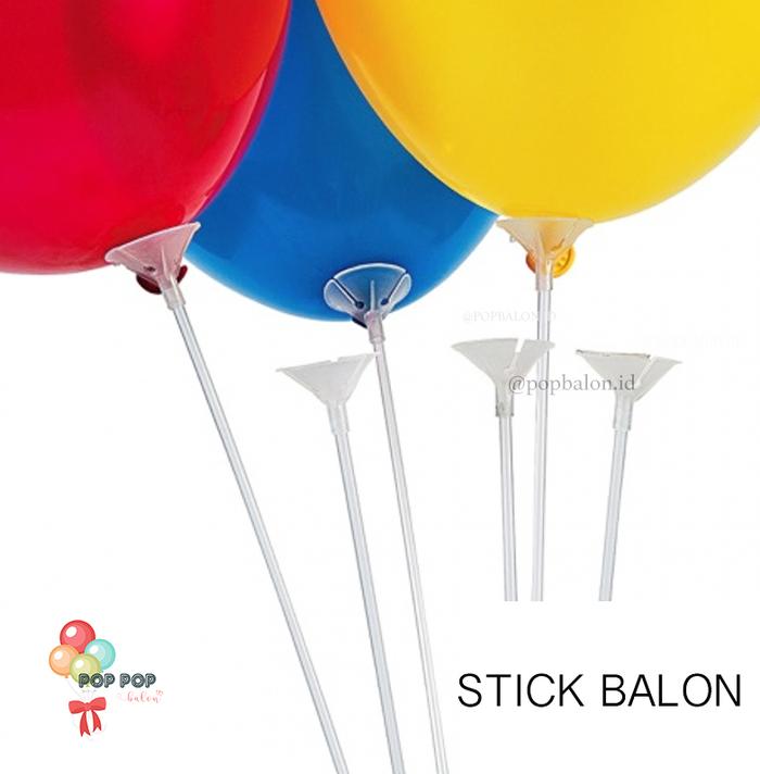 Jual Tangkai Balon / Gagang Balon / Stik Balon Warna dan Putih /Stick ...