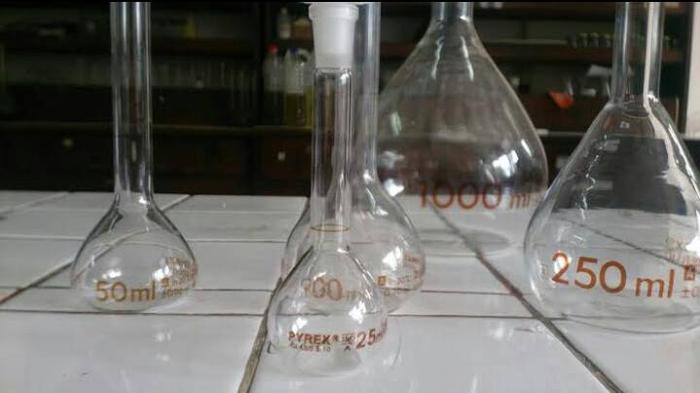 Jual volumetric flask 250ml labu ukur 250ml labu takar 250ml pyrex. - Kota Bandung - Sumber ...