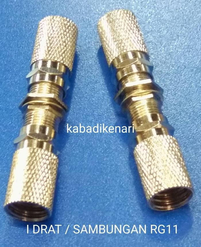 Jual I DRAT, SAMBUNGAN KABEL COAXIAL RG11 CONECTOR / JACK KONEKTOR RG 11 - Jakarta Pusat ...
