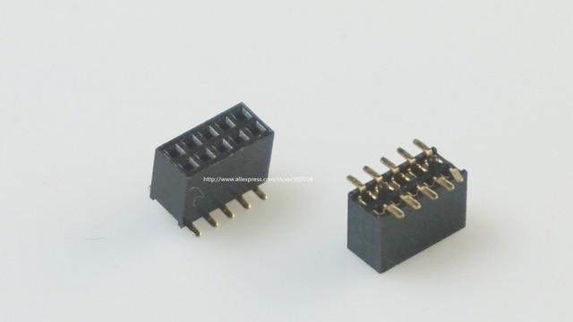 Jual 2x5P 10Pin 1.27mm Pitch Pin Header Female Dual Row SMT Straight Surfac - Jakarta Barat ...