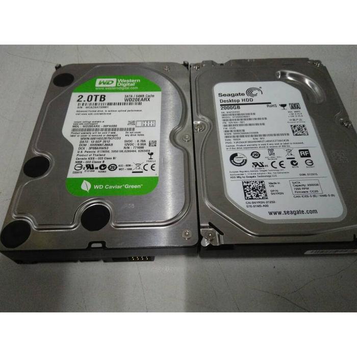Jual HARDISK 2 TERA-2000GB SATA 100% SENTINEL MURAH BERGARANSI ...