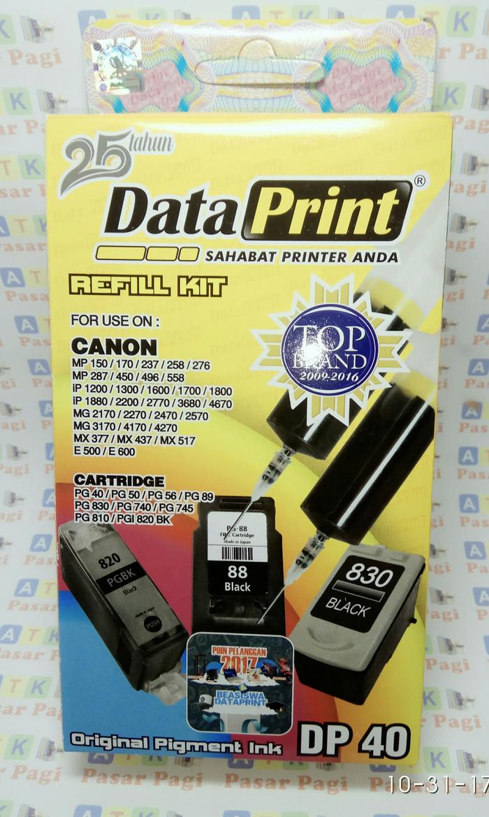 Jual tinta suntik data print Dp 40 hitam utk semua printer canon - Jakarta Barat - ATK Pasar ...
