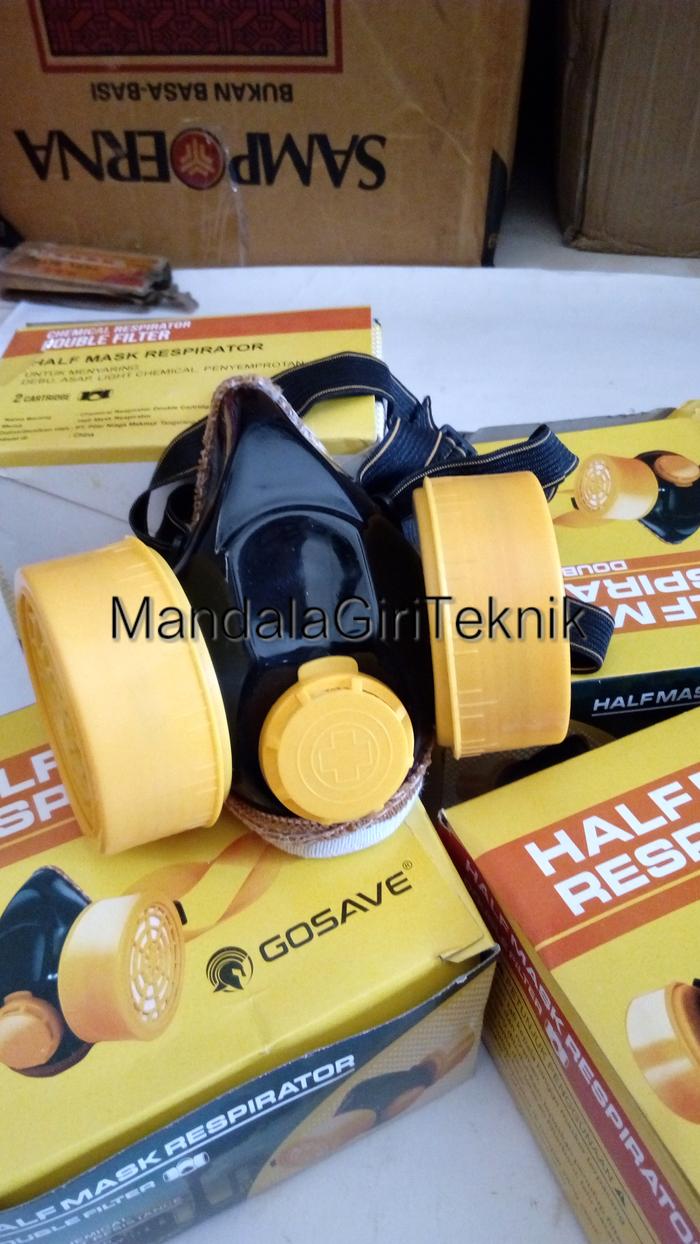 Jual Masker Kepala Babi / Industri / Kimia Filter Double Filter - Kab ...
