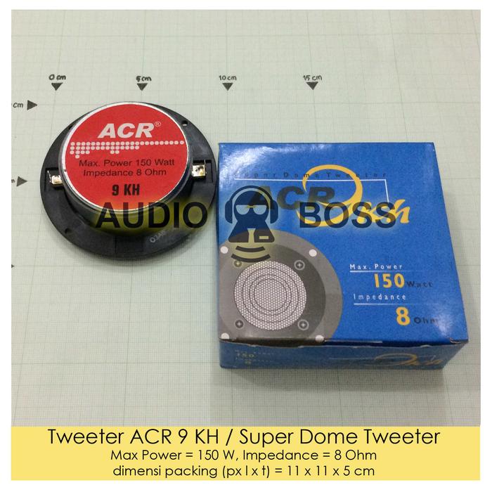 Jual Tweeter ACR 9 KH / Super Dome Tweeter - Jakarta Pusat - Audio Boss ...
