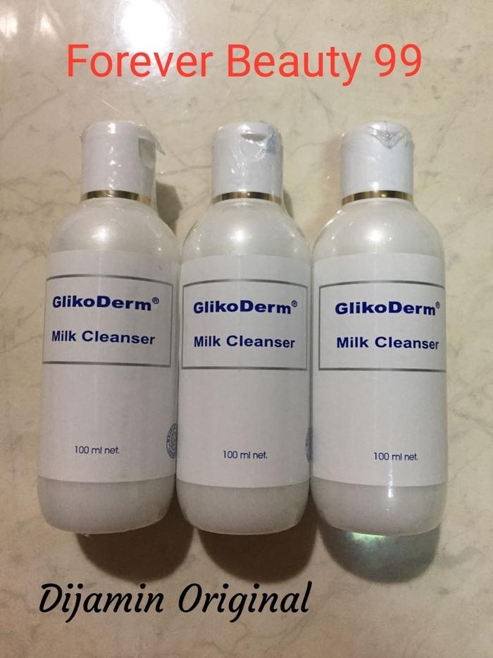 Jual Glikoderm Milk Cleanser 100 ml - susu pembersih make up glycoderm ...