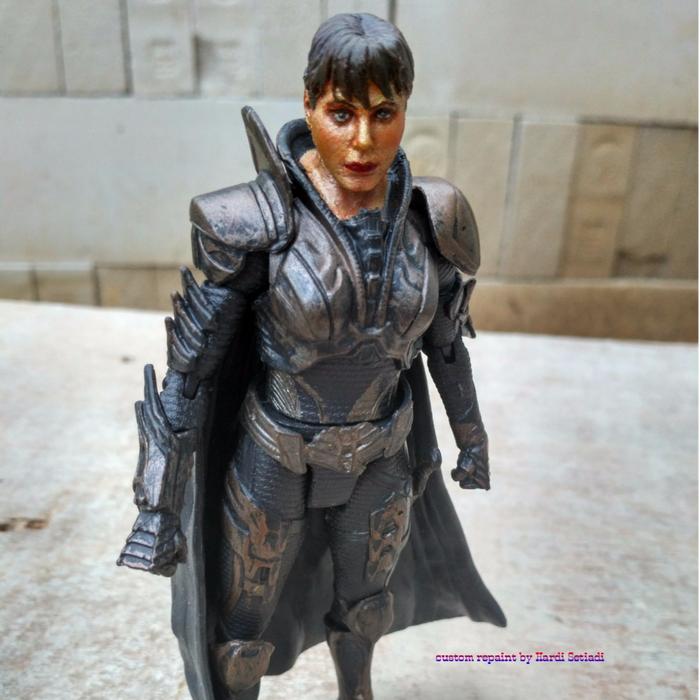 Jual Mainan Figure Faora MOS DC Superman Headsculpt Custom Repaint ...
