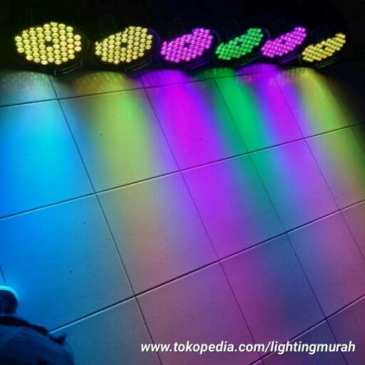 Jual LAMPU PARLED 54 FULL COLOR 3IN1 BEST QUALITY LAMPU PAR LED BAGUS ...