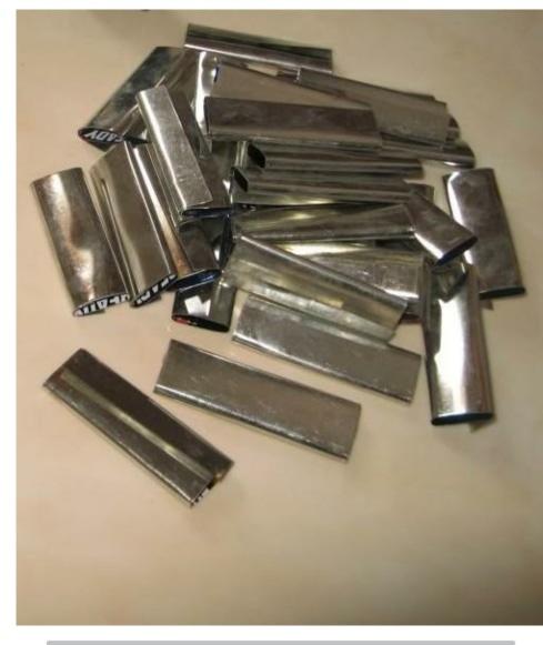 Jual clamp seng besi packing paking tali kuning straping band klem ...