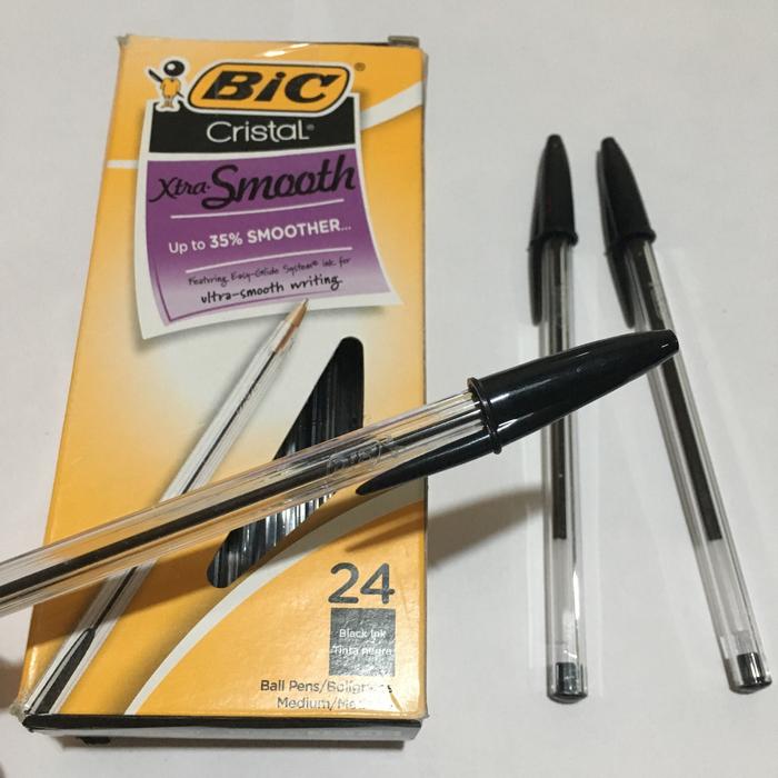 Jual Bic Cristal Xtra Smooth Ballpoint Pen (Black) - Kota Medan - DW ...