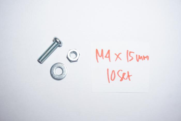 Jual Set Baut Mur Ring M4 x 15 ( JP 4x15 ) 10set - Kota Medan - Pi Toserba | Tokopedia
