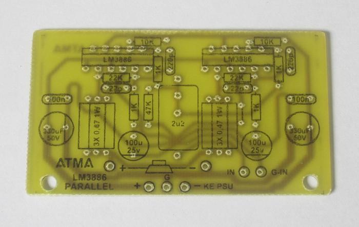 Jual PCB LM3886 Parallel Power Amplifier 100W 100 Watt - Kota Surakarta ...
