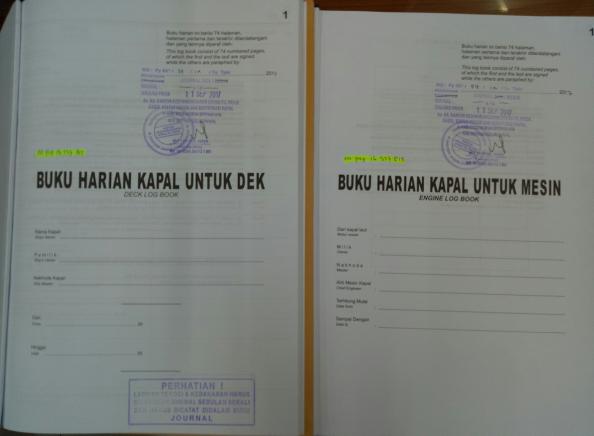 Jual buku jurnal dek & mesin (Deck & Engine Log Book) - Jakarta Utara - TeknikMarine | Tokopedia