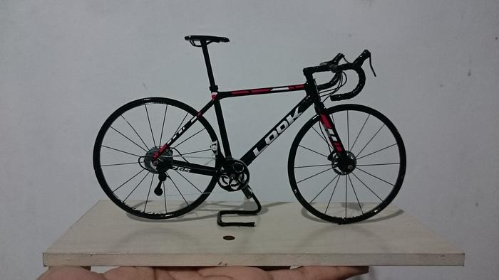 Jual miniatur sepeda balap roadbike rb look frame seperti carbon ...