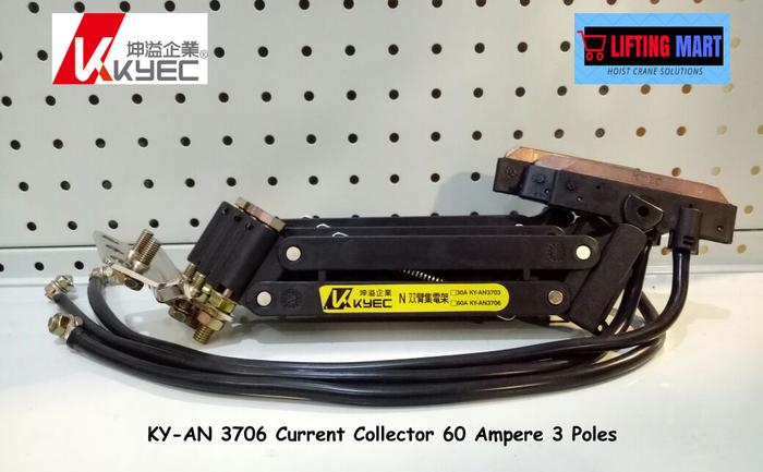 Jual KY-AN 3706 KYEC Current Collector 60 Ampere 3 Pole for Hoist Crane ...