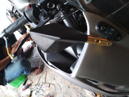 Jual Spion Tomok rizoma V5 Variasi Motor R15 R25 CBR Ninja MT25 GSX KLX ...