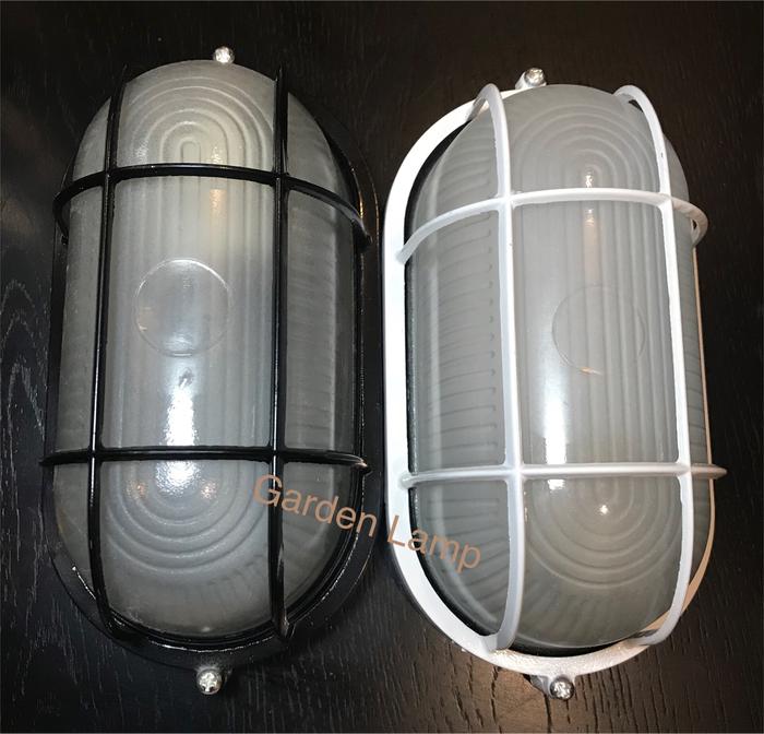 Jual Lampu Kapal/ Rumah Lampu Oval ( LK Oval 001) - Hitam - Putih ...
