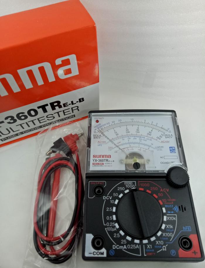 Jual MultiTester SUNWA YX360TR / Multi tester / Avometer Analog Sunwa ...