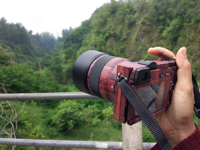 Jual GARSKIN KAMERA SONY A6000 + LENSA FE 50MM - WOOD FREE CUSTOM ...