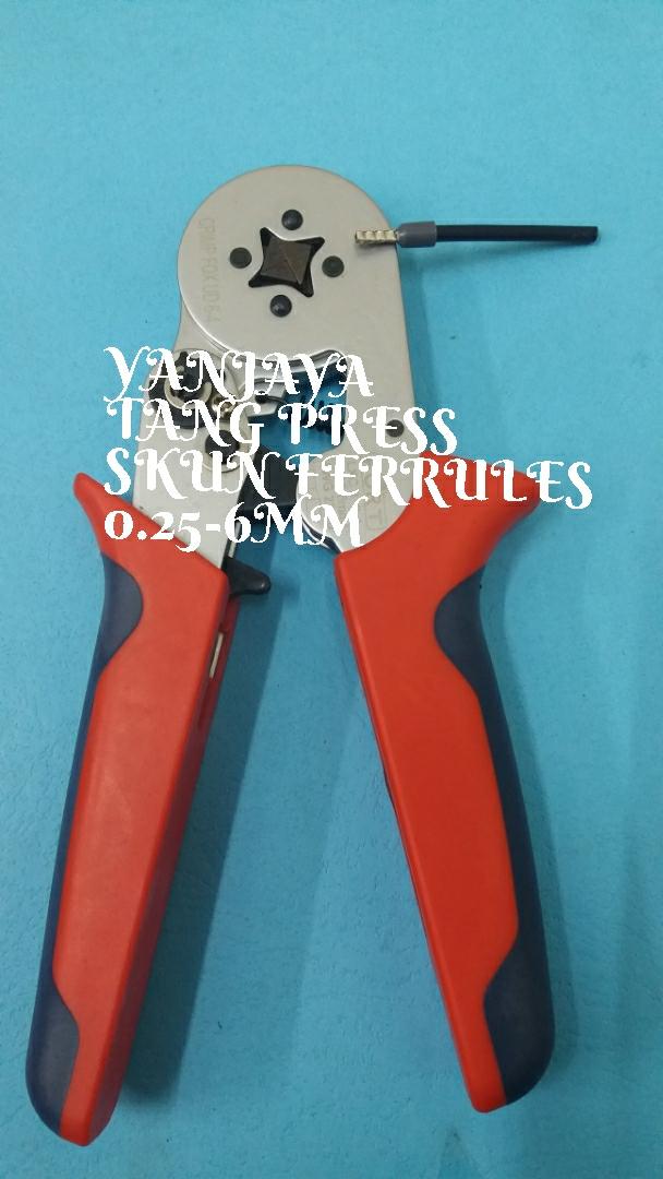 Jual TANG PRESS SKUN FERRULES 0.25-6MM/CRIMPING TOOLS SKUN FERRULES ...