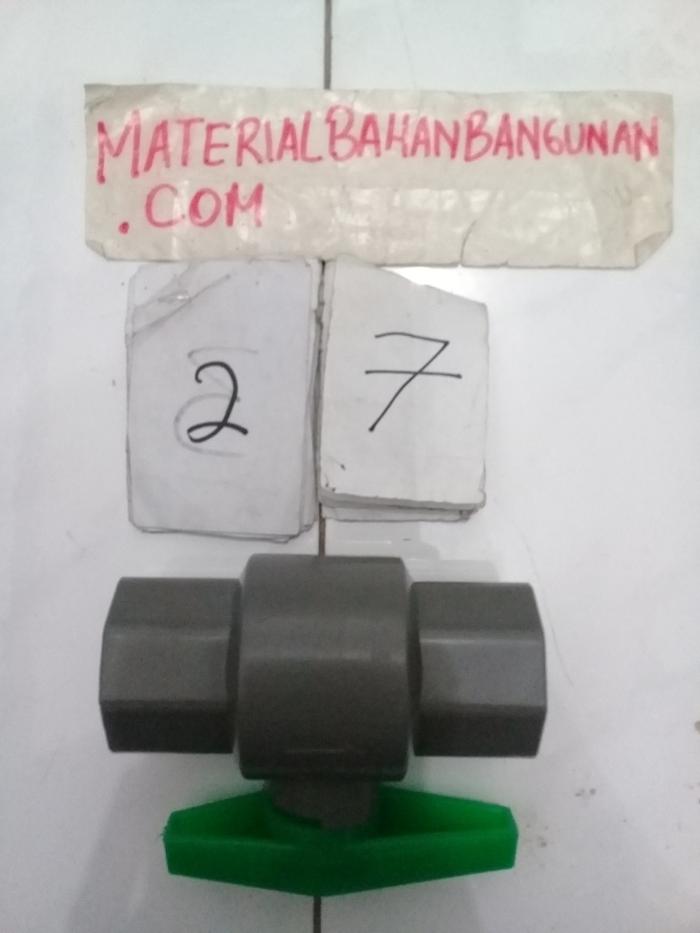 Jual stop kran 1 inch ballvalve 1 inch ball valve pvc 1 inch - Kota ...