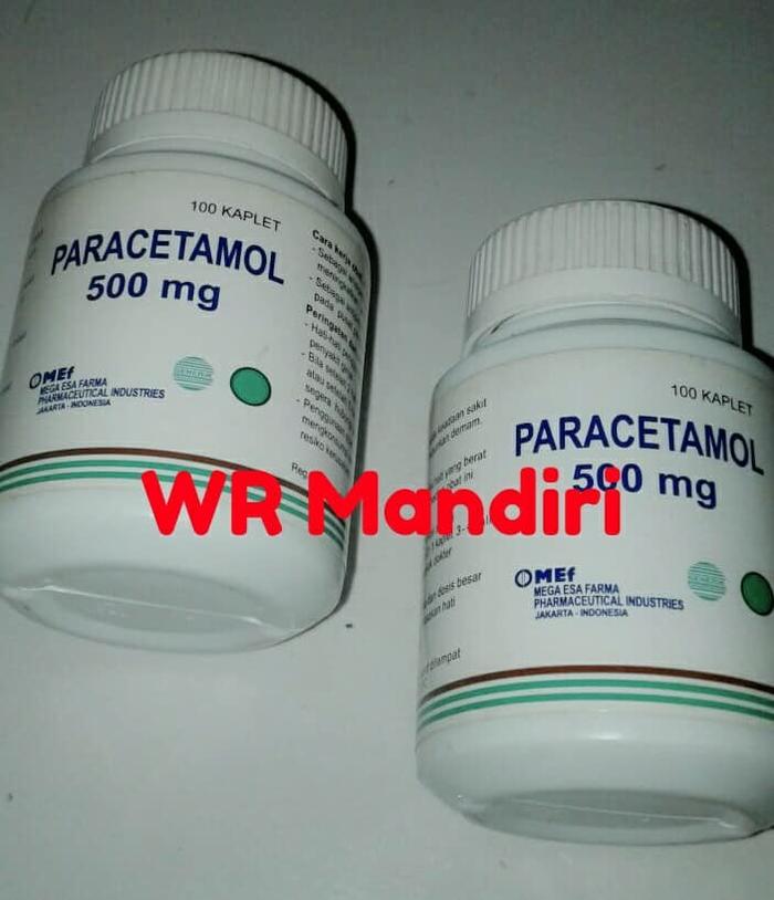 Jual PARACETAMOL 500 MG BOTOL ISI 100 KAPLET - Jakarta Timur - Toko WR ...