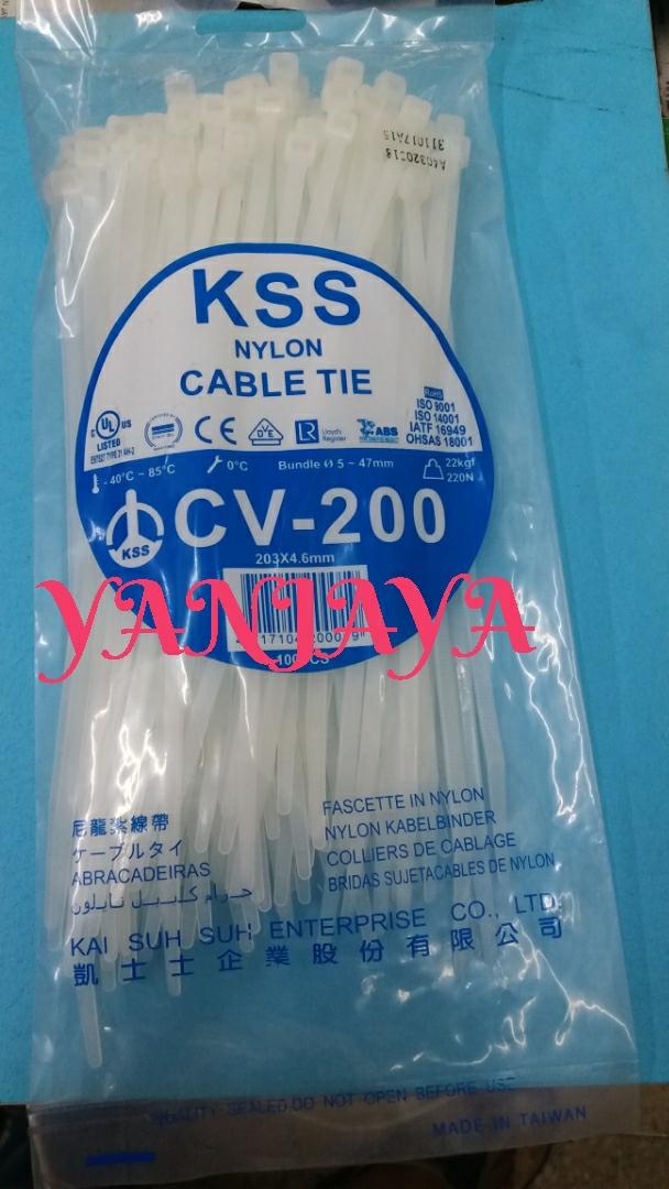 Jual kabel ties KSS CV200 200X4.6/cable tie KSS CV 200 - Jakarta Pusat - YANJAYARAYA | Tokopedia