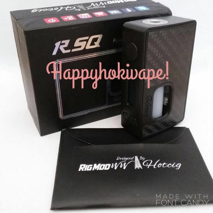 Jual Authentic Hotcig RSQ Squonk mod colab with Rigmod - Vape Vaporizer ...