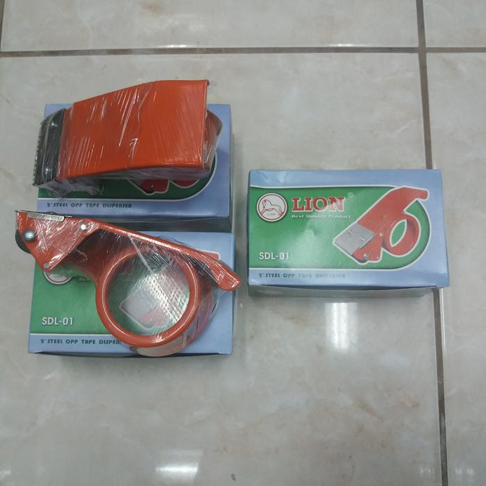 Jual Tape Dispenser Lion SDL-01 / Tape Cutter Lakban 2" - Jakarta Utara ...