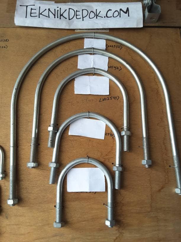 Jual u bolt 12 inch baut u 12 inch tinggi 15 inch x lebar 14 inch ...