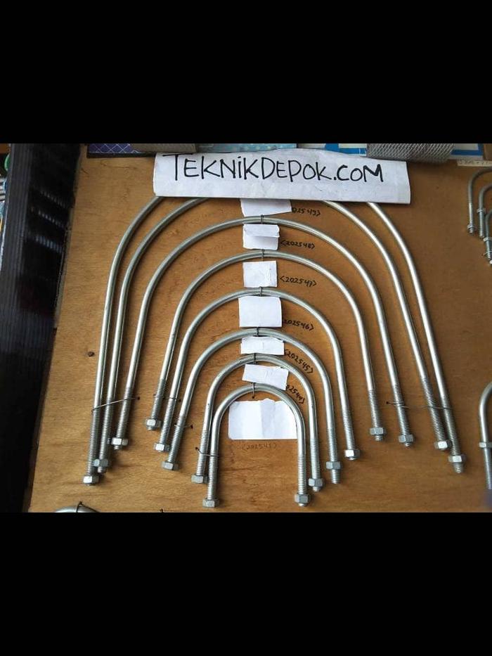 Jual u bolt 6 inch baut u 6 inch panjang 8 1/2 inch x lebar 9 1/4 inch ...