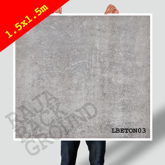Jual ALAS / BACKGROUND FOTO LARGE motif BETON 1,5x1,5 meter - Kab ...
