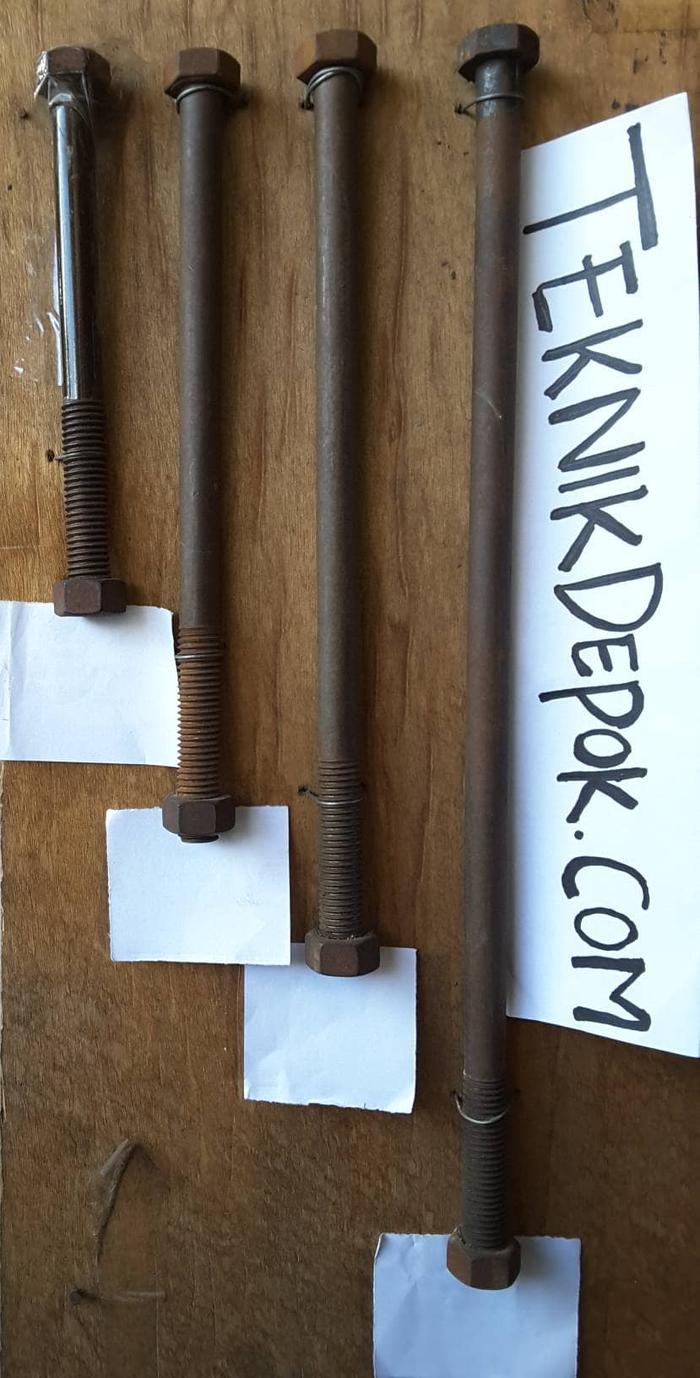 Jual baut 5/8 inch x 7 inch baut hitam 5/8 inch x 7 inch baut besi bolt ...