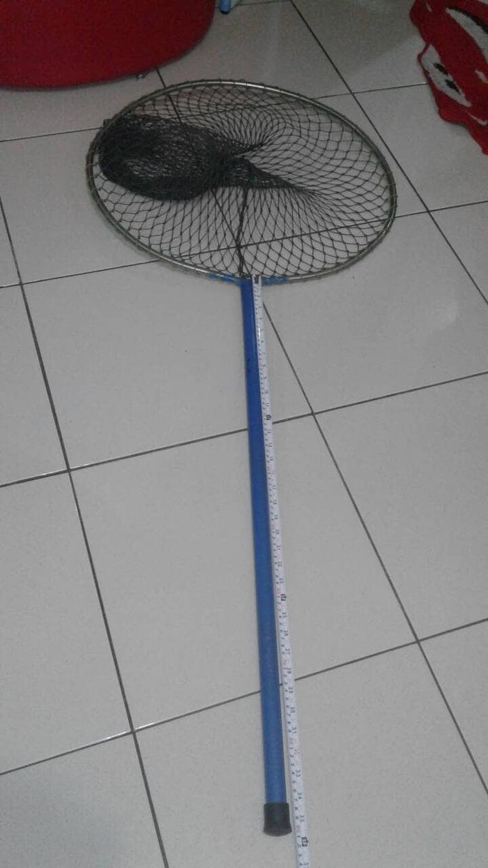 Jual Lamit/serokan ikan diameter 60 cm. gagang pipa besi. - Kota ...