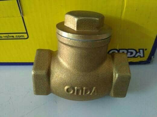 Jual Check valve ONDA 2"(inch) Swing check valve kuningan - Jakarta ...