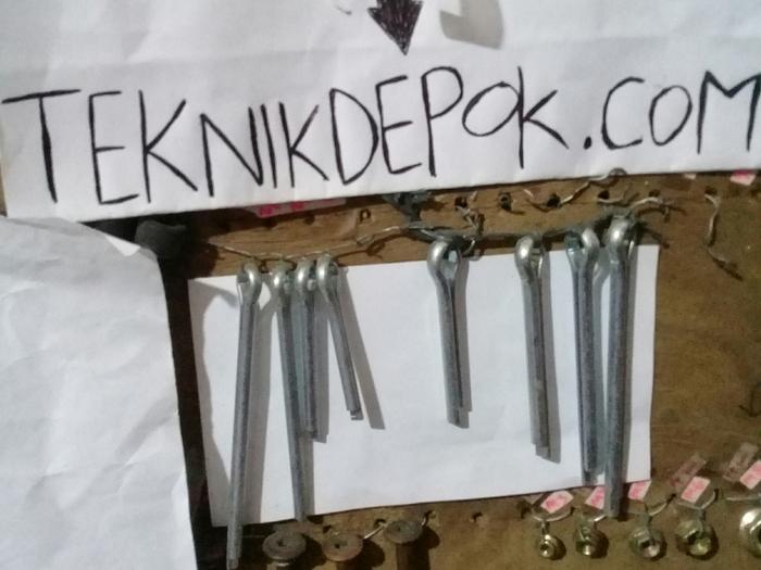 Jual split pen 1/4 x 3.5 inch koter lock pin 6mm x 9cm penjepit ...