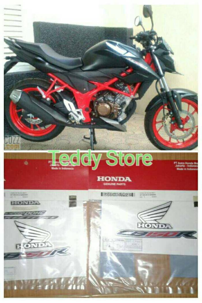 Honda Cb150r Hitam Jual Decal Striping Honda All New CB150R BLACK