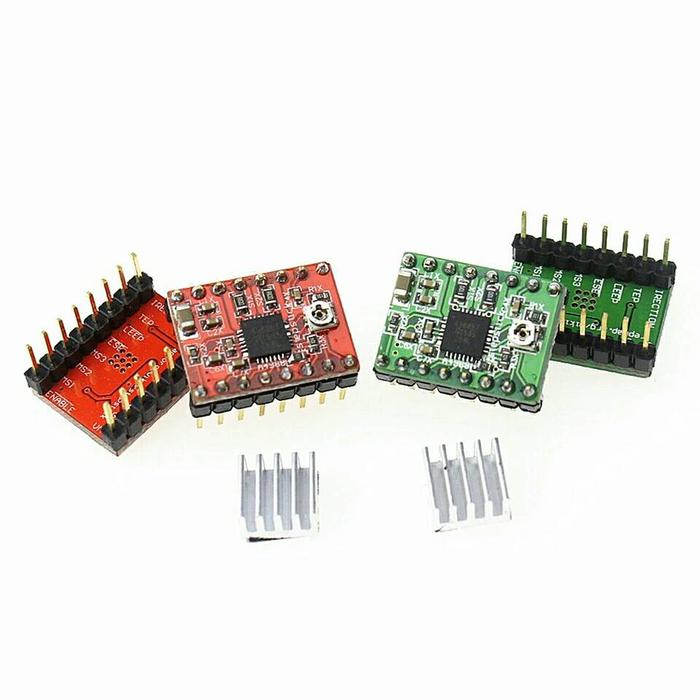 Jual Reprap Stepper Driver A4988 Stepper Motor Driver Module with Heatsink - Kota Surabaya - NN ...